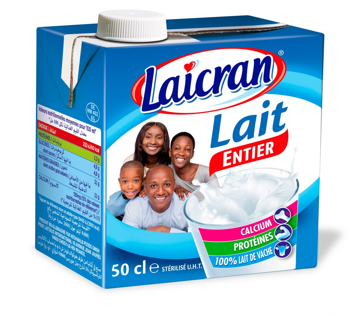 LAICRAN, powdered milk and h-milk I Lactalis international